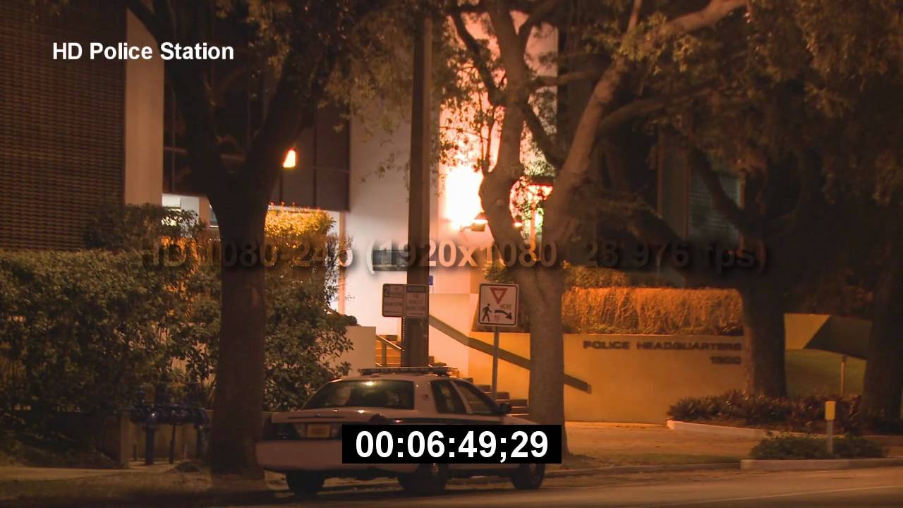 Police station at night - HD Stock Videos - Police Headquarters - HD ...