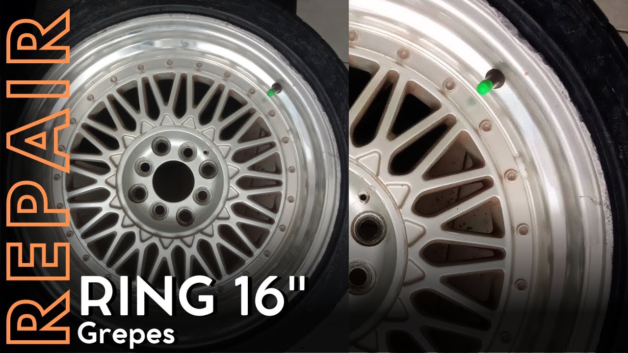 REPAIR VELG RING 16" GREPES ( Curb Rash & Scratches ) - YouTube