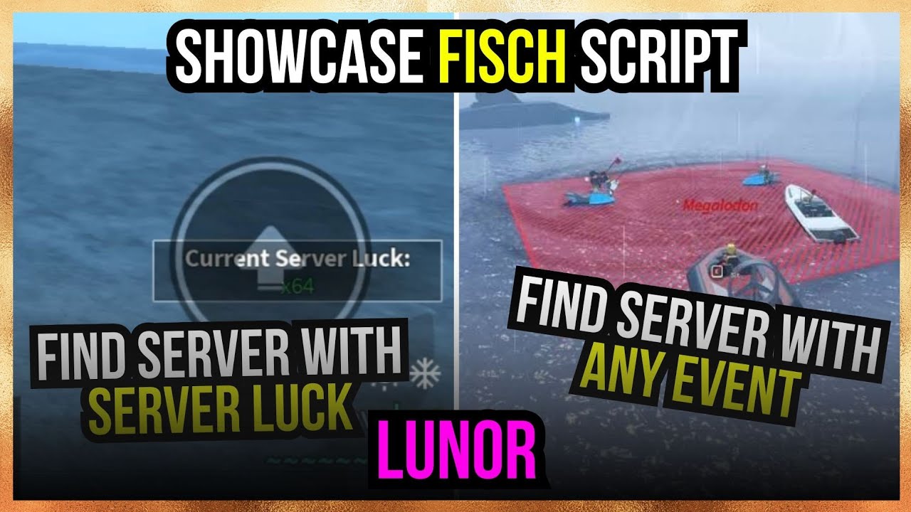 Showcase *FISCH* Script | Find Any SERVER EVENT Using This Feature ...