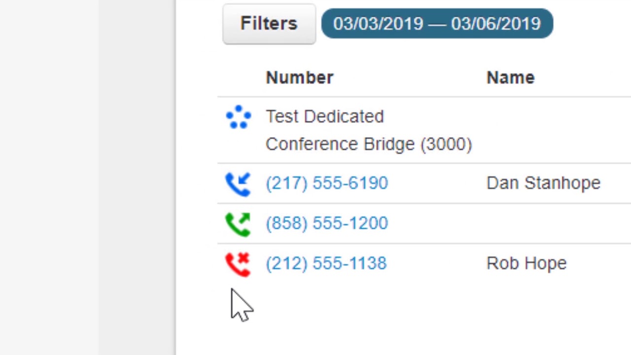 nTouch Call History Tab - YouTube