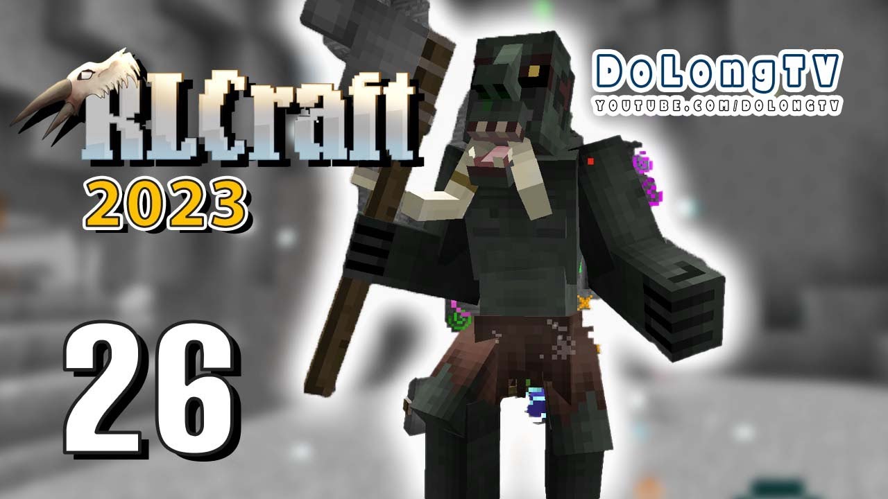 Minecraft RLCraft 2023 E26 - TROLL LEATHER & TUSK - YouTube