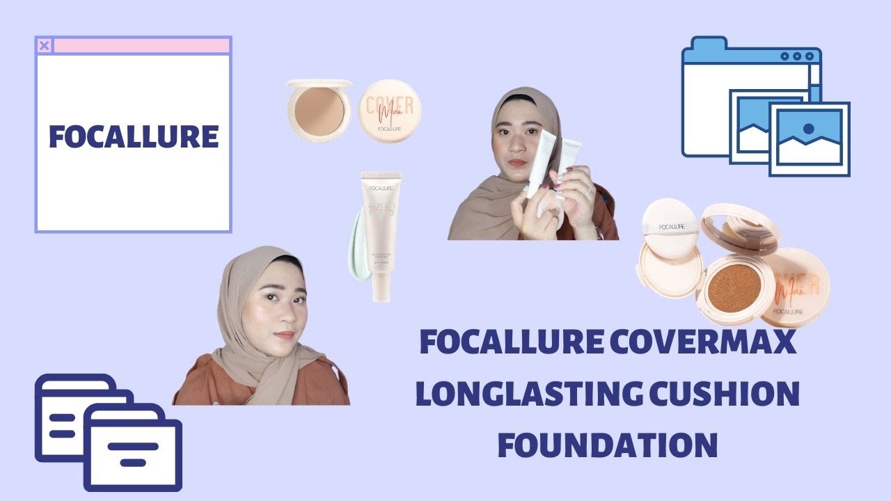 REVIEW & WEAR TEST FOCALLURE STAYMAX COVERMAX LONGLASTING CUSHION ...