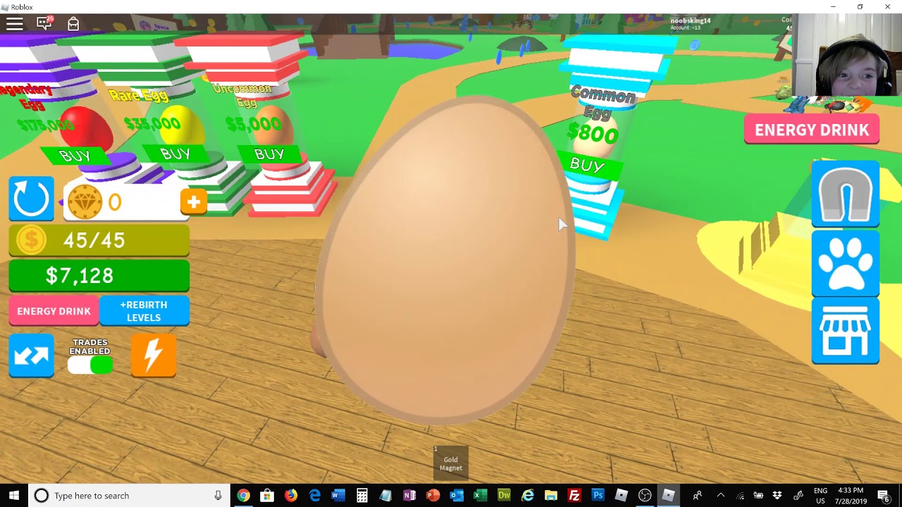 Roblox Magnet Simulator our first time playing - YouTube