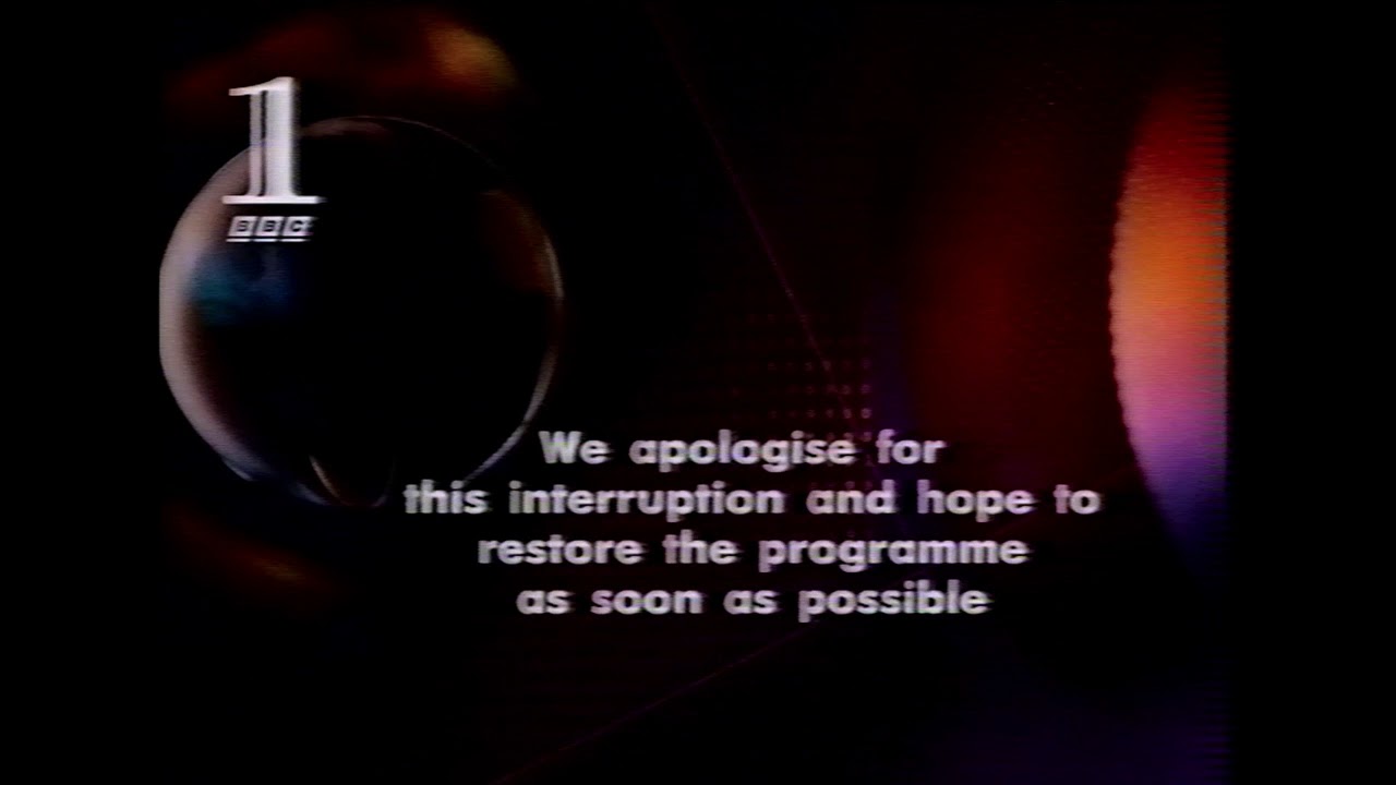 BBC 1 Technical Difficulties on EastEnders on Monday 15th January 1996 ...