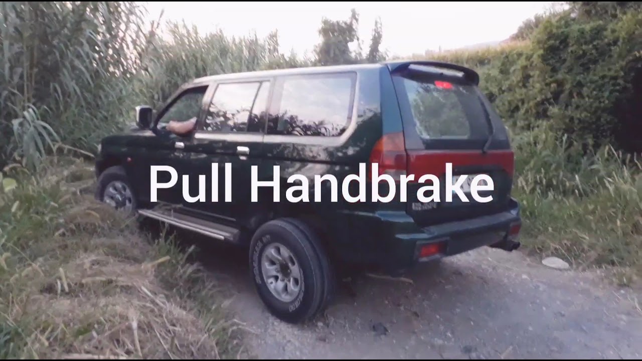 Mitsubishi pajero sport diagonal test offroad (Handbrake) - YouTube