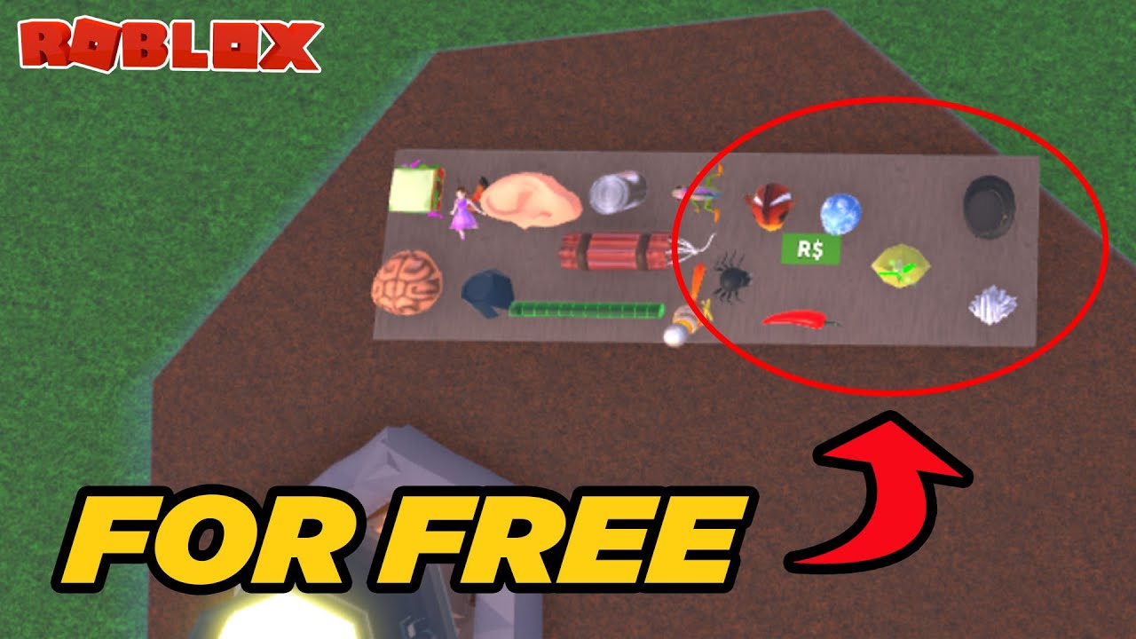 HOW TO GET PREMIUM INGREDIENTS / ITEMS FOR FREE IN Roblox Wacky Wizard ...