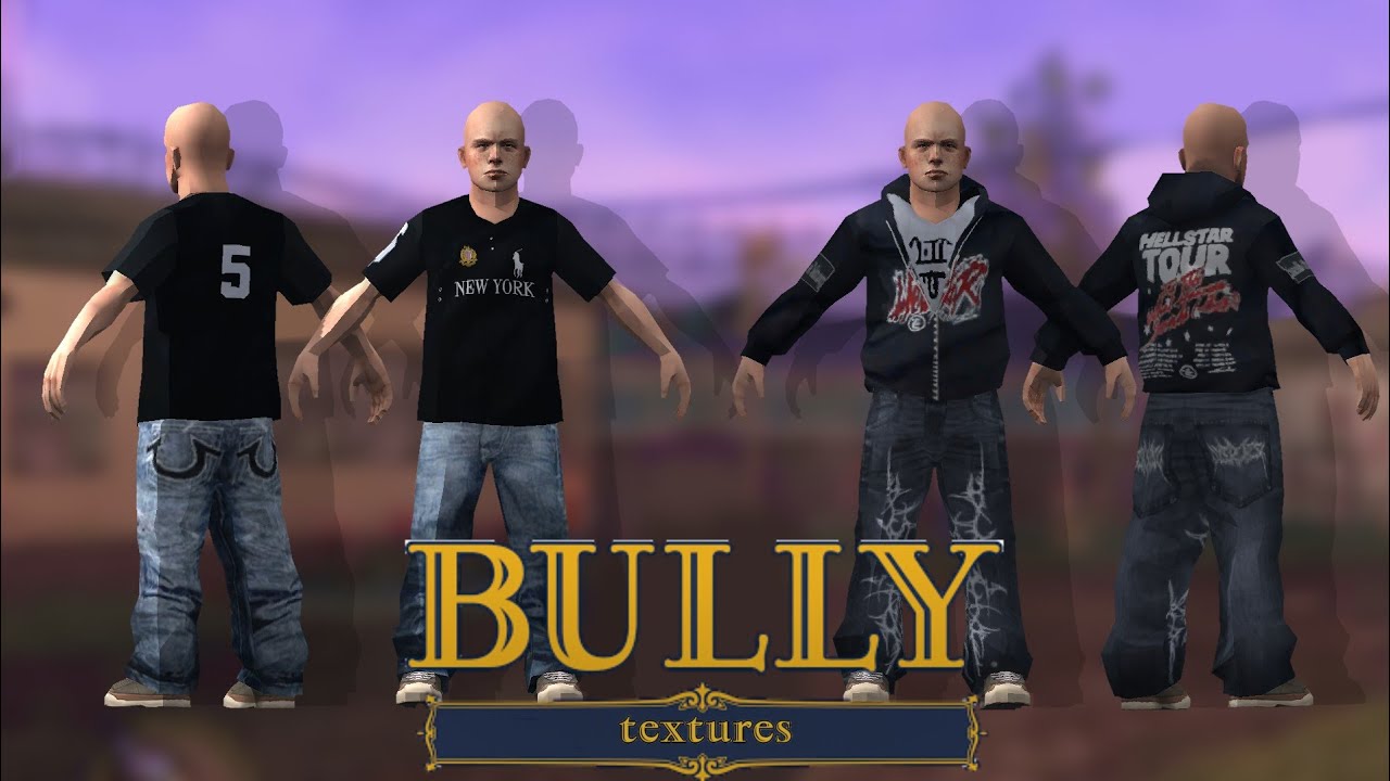 Bully AE - 2 Jimmy outfit textures - YouTube