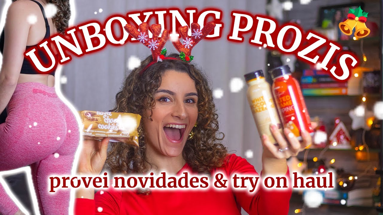 UNBOXING PROZIS - PROVAR NOVIDADES E EXPERIMENTAR ROUPA - novas ...
