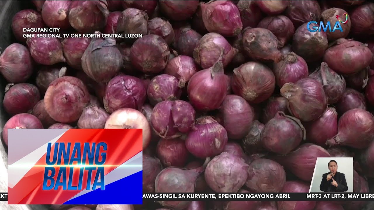 Presyo ng pulang sibuyas, nasa P70-P80 kada kilo | UB - YouTube
