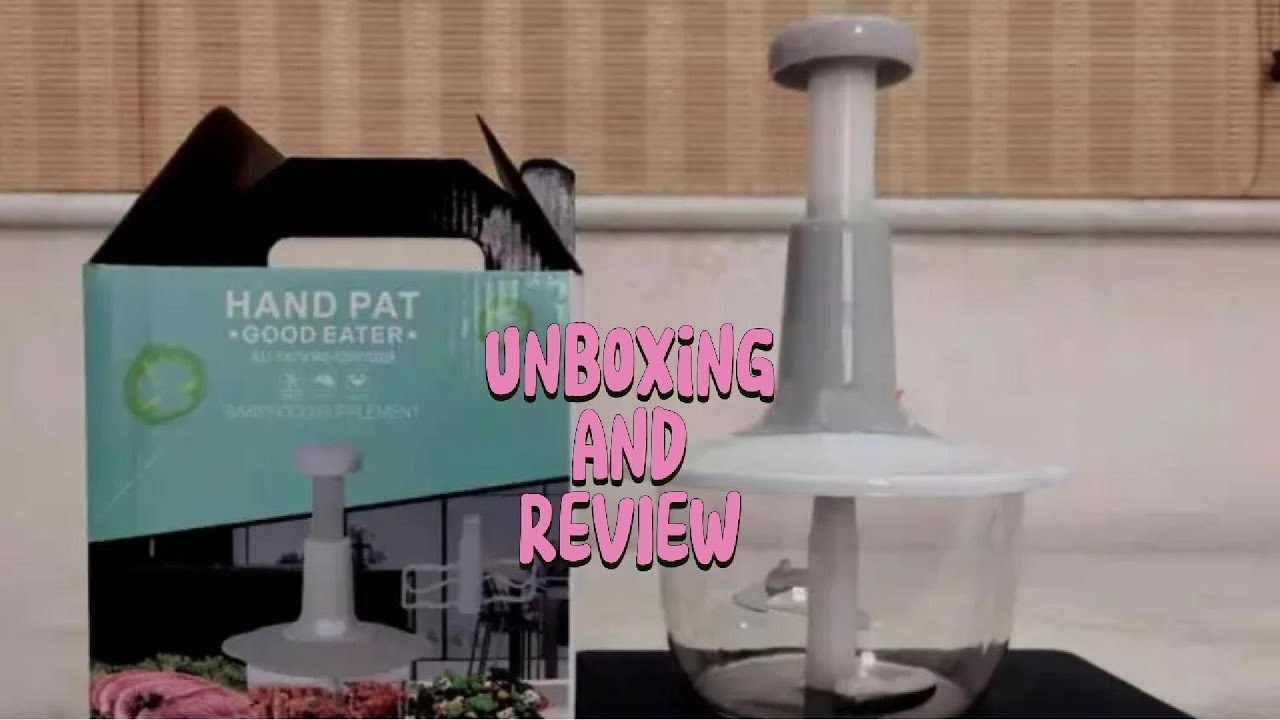 Unboxing & Review |How to Use Handy Pat Manual Chopper Review| best and ...