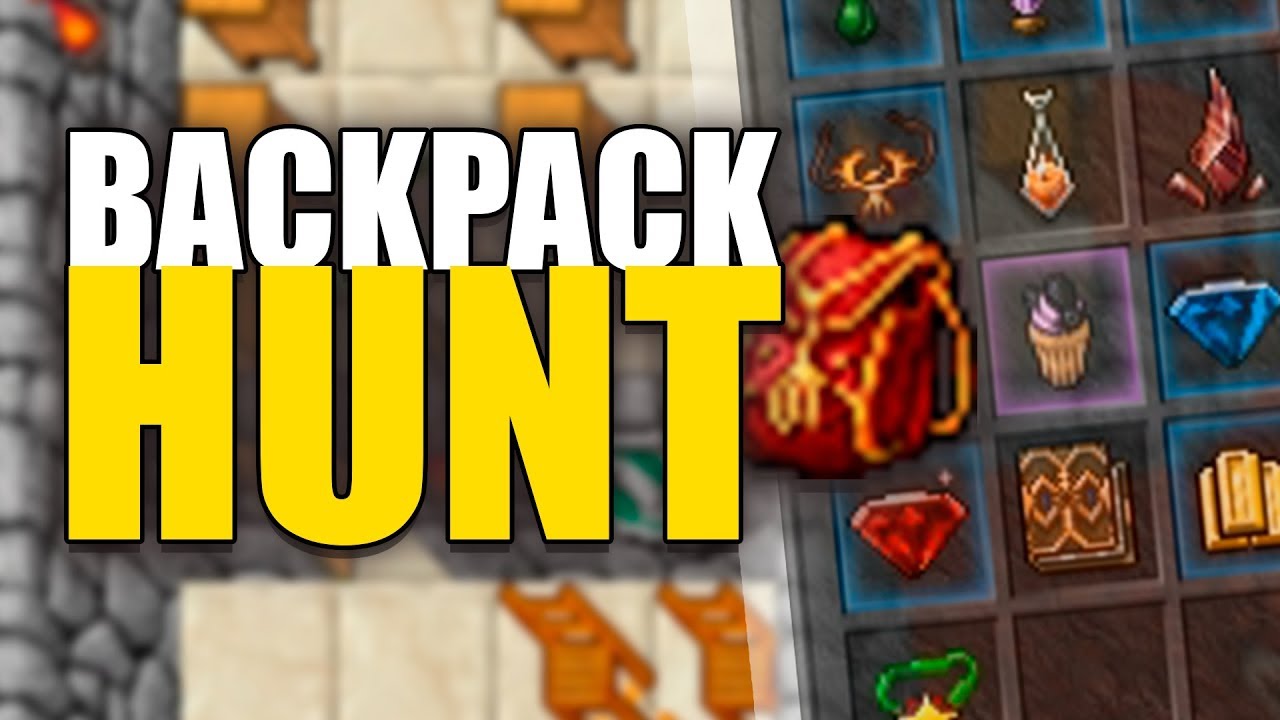 TIBIA BACKPACK HUNT (evento) - YouTube