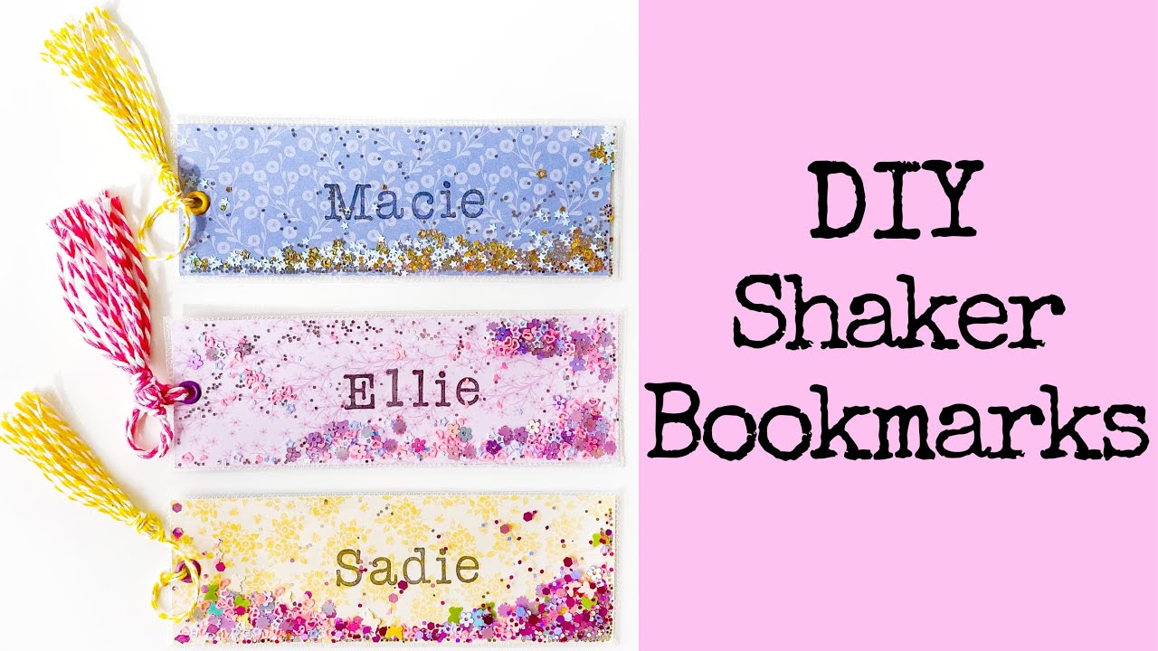 DIY Shaker Bookmarks | Confetti Bookmarks | Fuse Tool - YouTube