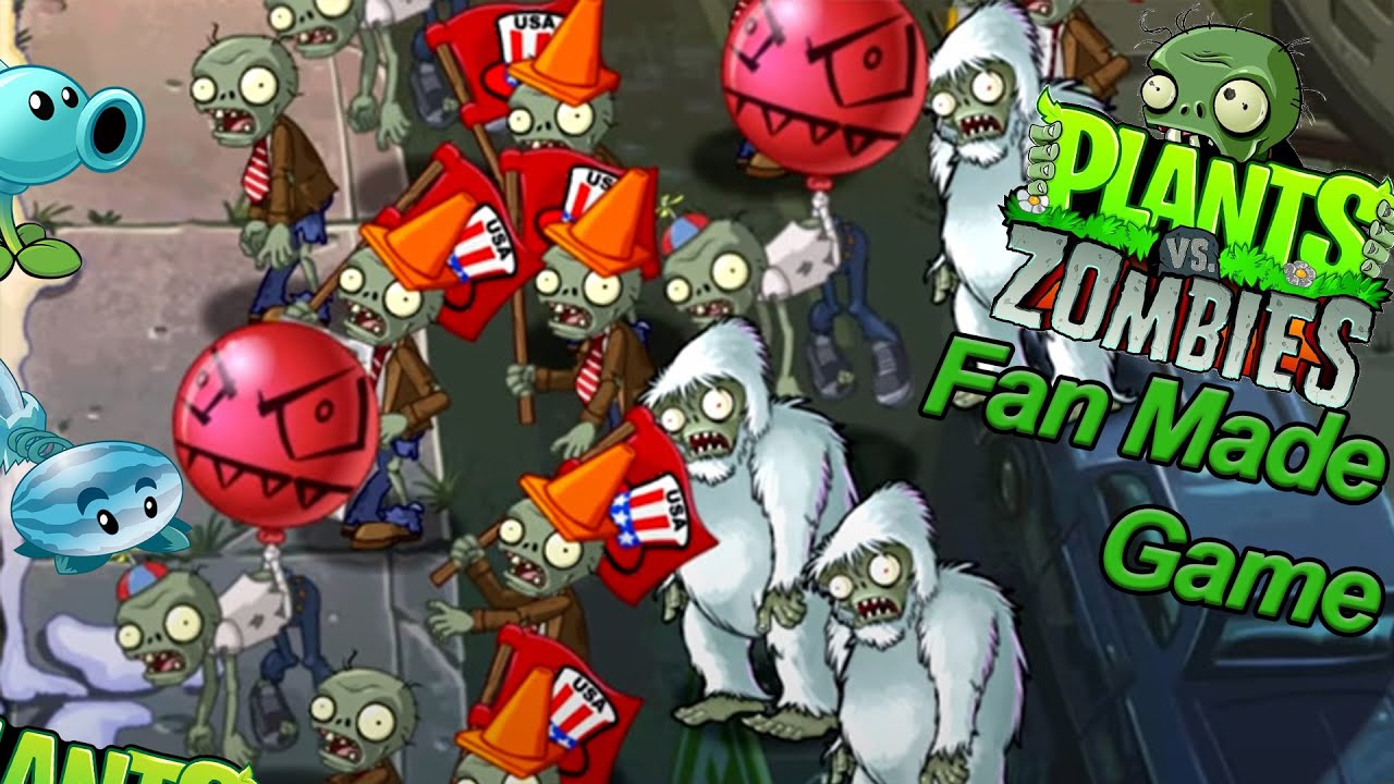 Plants vs. Zombies [PC] [Fan Made Game] Walkthrough Gameplay Part 2 ...