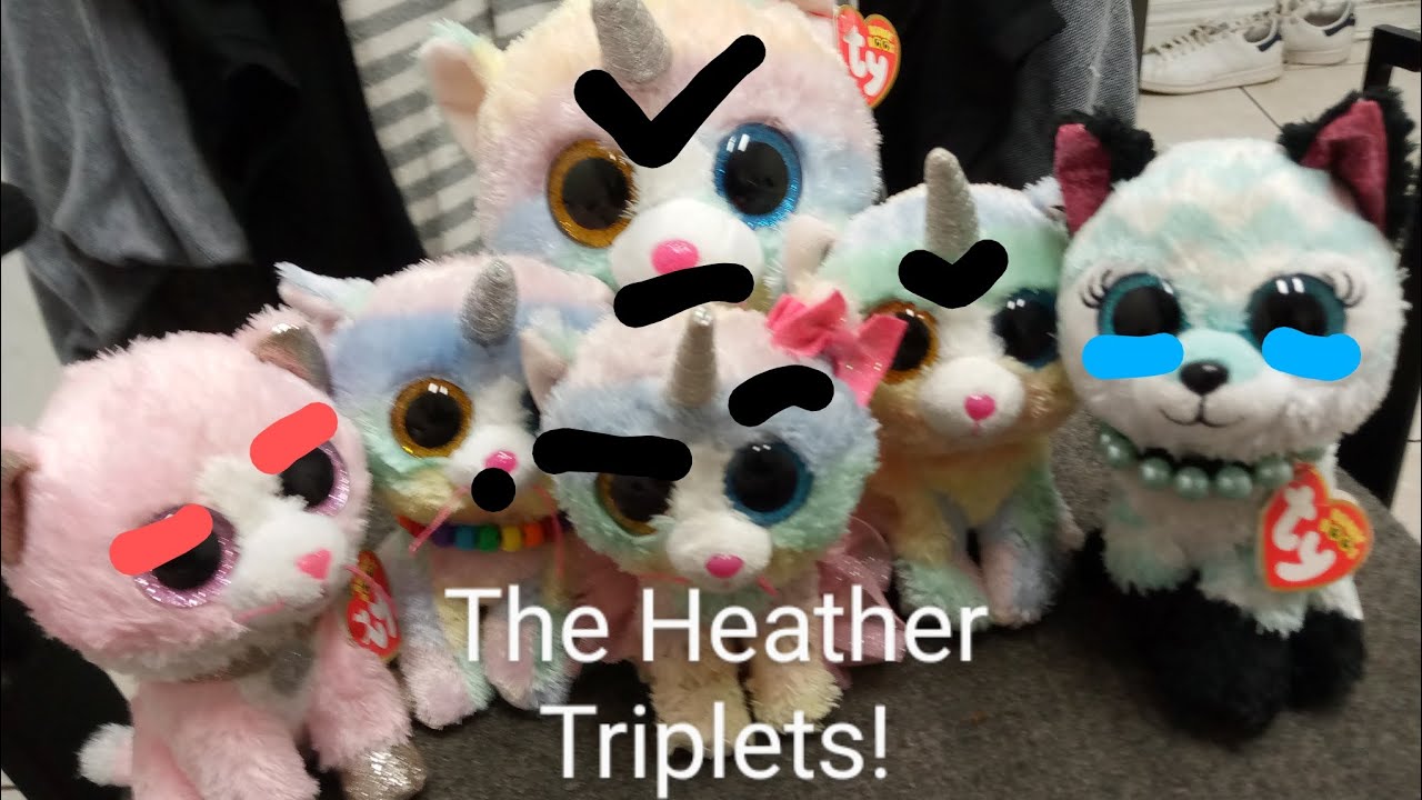 The Heather triplets!: beanie boo skit - YouTube