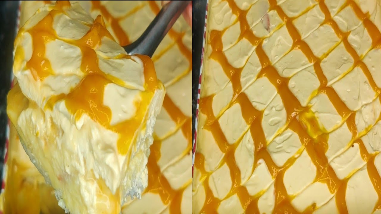 Special Arabian Mango Dessert Recipe | Instant Mango Cold Dessert ...