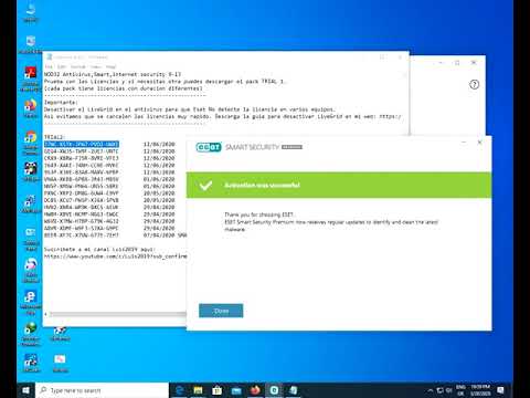 ESET smart security premium/ESET NOD32 Antivirus 13.1.21 .0 Free license key 2020-2022 (update -May)