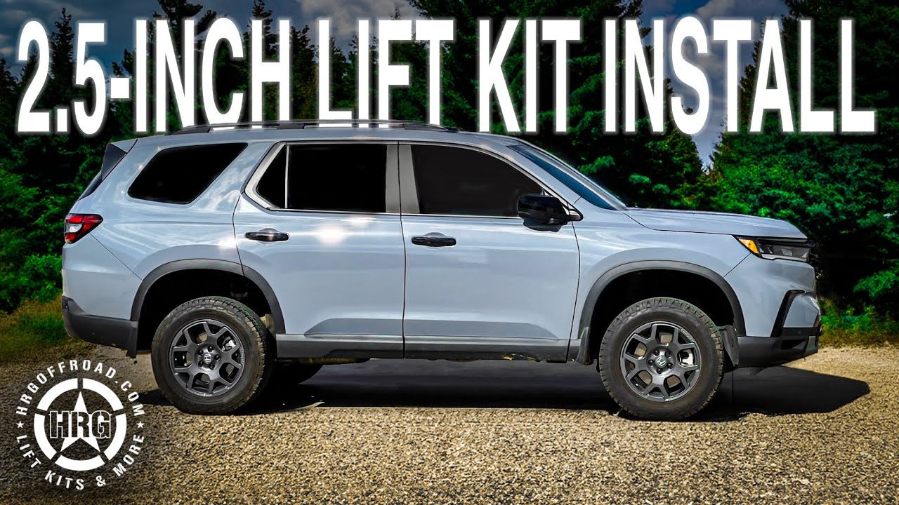 How to lift the 2023+ Honda Pilot 2.5 inches with the HRG OFFROAD lift ...