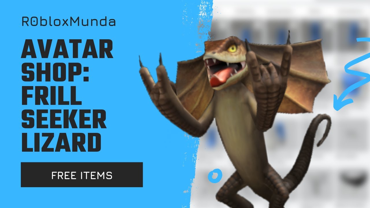 Roblox Free Avatar Item: Avatar Shop - Frill Seeker Lizard Hat ...