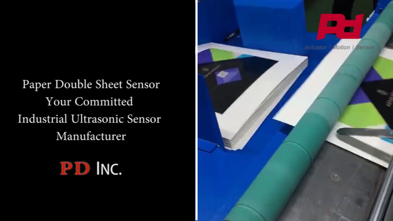 Precision paper double sheet sensor,300 Khz Ultrasonic Transducer ...