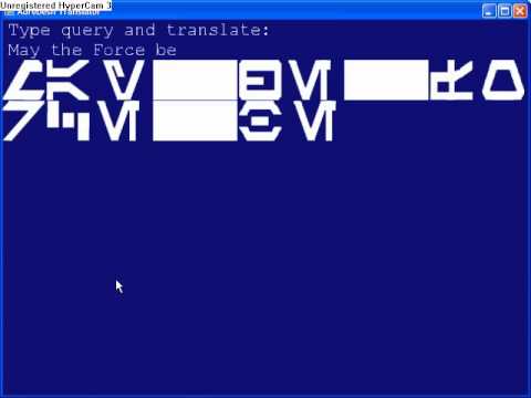 Aurebesh Translator (download link in description) - YouTube