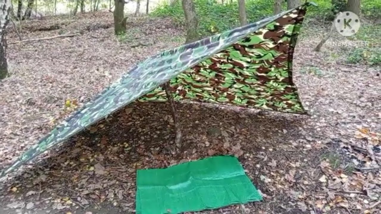 finally got myself a British army basha in dpm camo. - YouTube