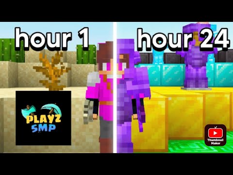 First day of Playz Smp ||Becoming overpowerfull in first day ...