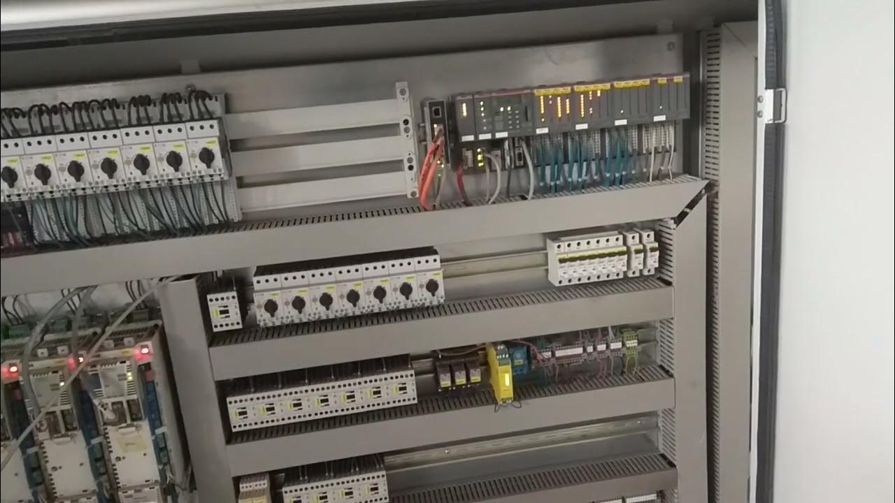 How to wearing ABB PLC. how to install ABB VFD. - YouTube
