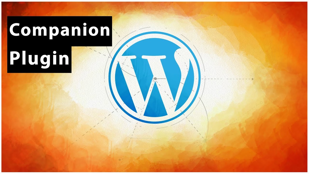 installing companion Plugin & site identity - YouTube