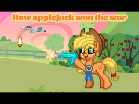 “How Applejack won the War” A BlueBright Pony Town Animatic - YouTube