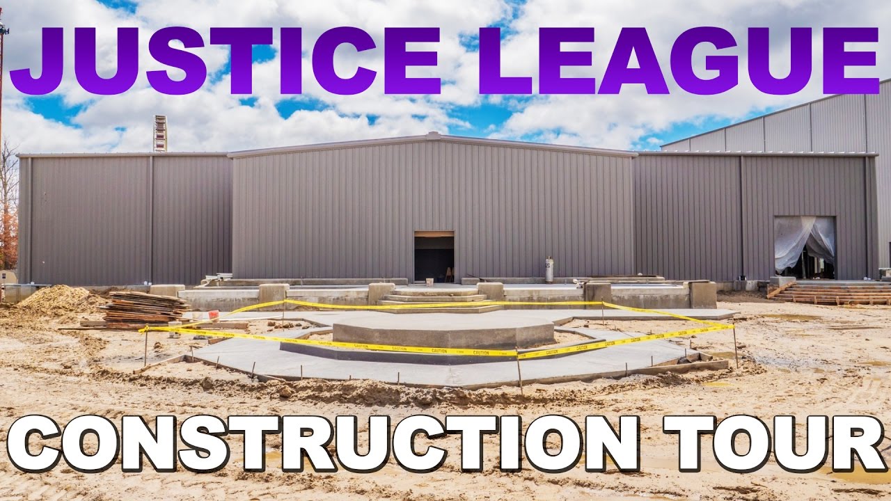 Justice League Construction Tour at Great Adventure - YouTube