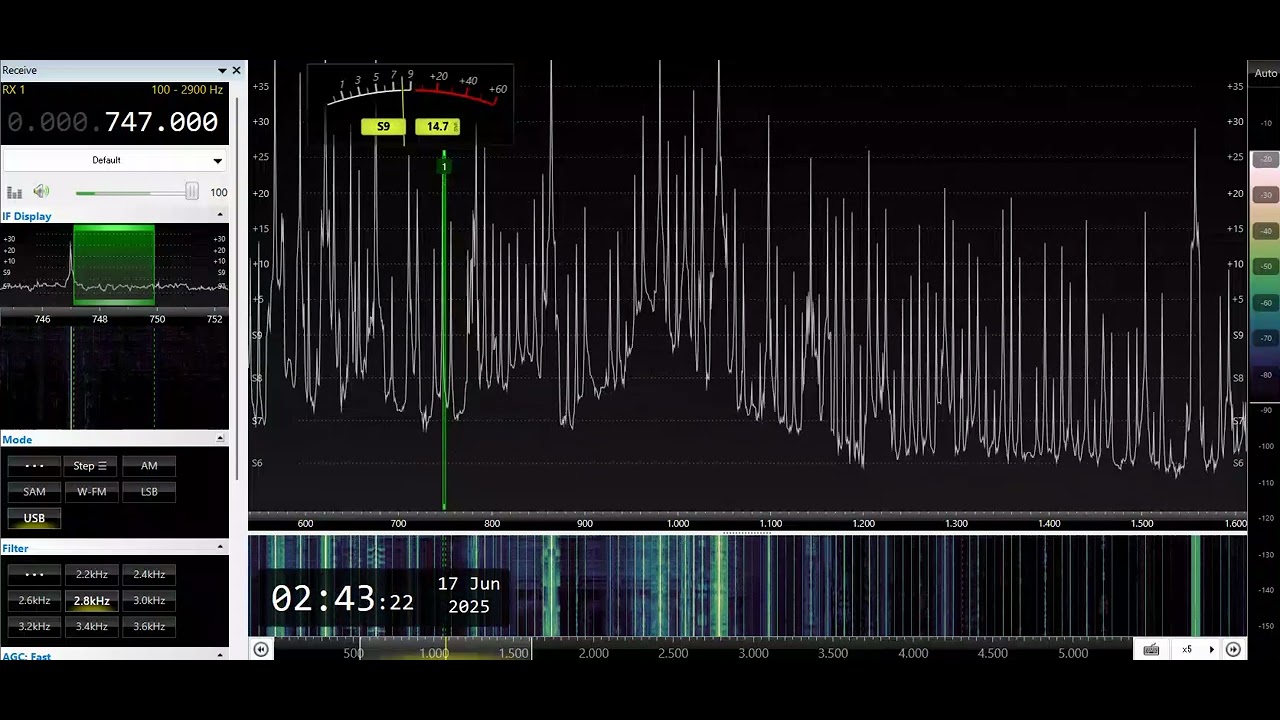 DZJC-Laoag City (Philippines) 747kHz 6/16/25 18:41~UTC - Opening Announcement & National Anthem ...