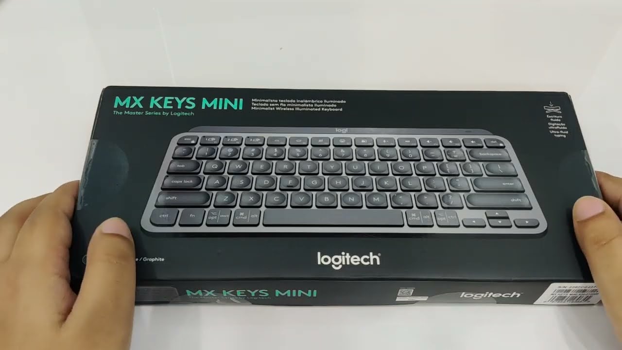 Logitech MX Keys Mini Wireless Keyboard Unboxing - YouTube