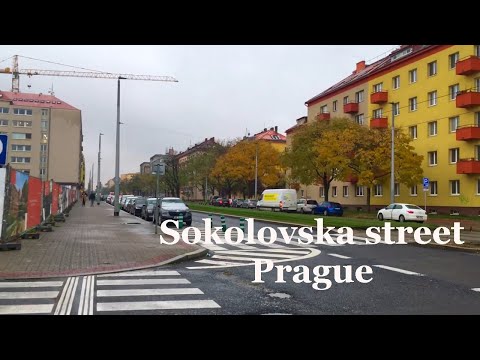 Sokolovska street - Prague, Czech Republic #cz #prague