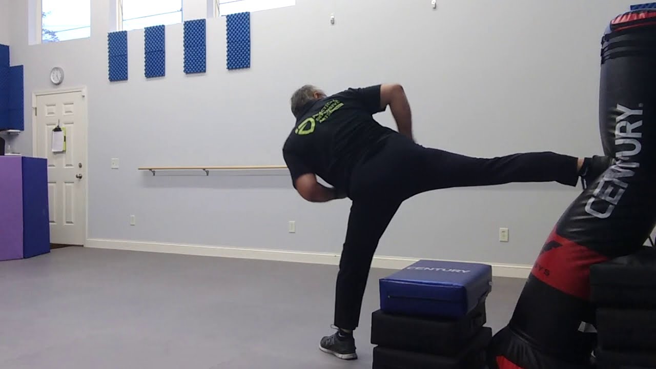 Thrust Kick Practice - YouTube