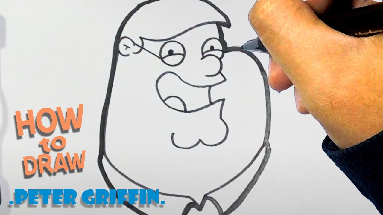 How to Draw Peter Griffin |Family Guys Characters | Easy Drawing ...