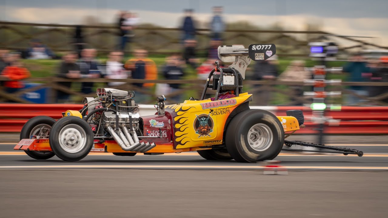 Thundergod dragster at Melbourne Raceway 15/6/2025 Run 3 complete - YouTube