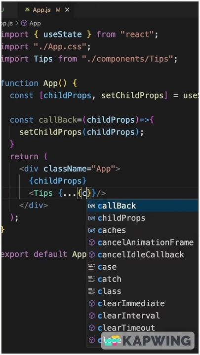 Re Pass Props from child to parent in React #reactjs #nextjs.webm #DeveloperShorts # ...