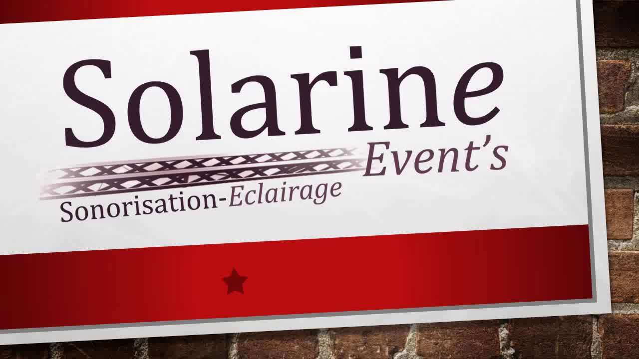 Solarine Event's "Sonorisation & Eclairage" - YouTube
