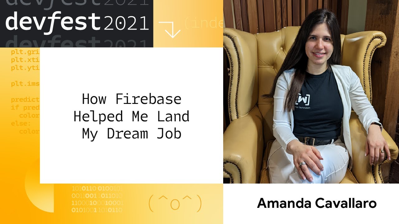 Amanda Cavallaro - How Firebase Helped Me Land My Dream Job - YouTube