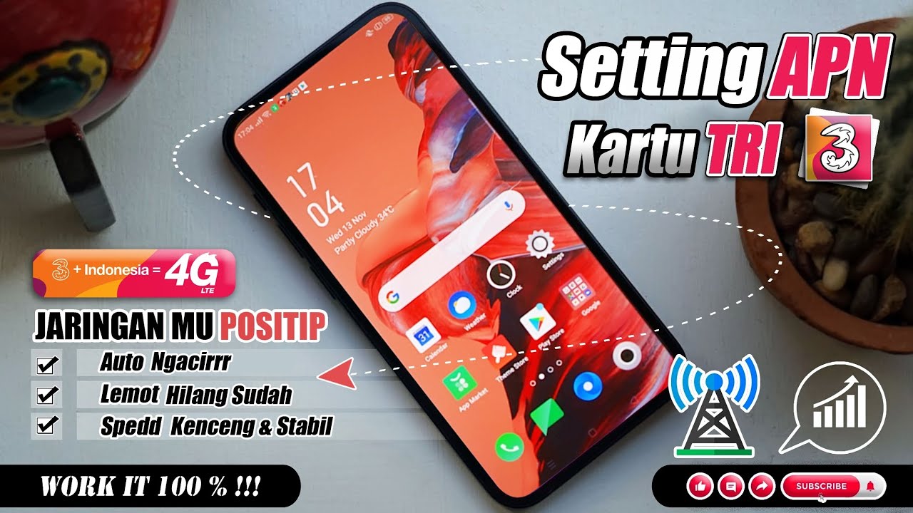 SETTING APN TRI 4G TERCEPAT 2023 || Stabil dan Kenceng Jaringan Auto Ngacir Cuy - YouTube