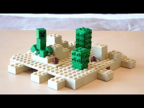 Lego Minecraft Desert Biome Tutorial - YouTube