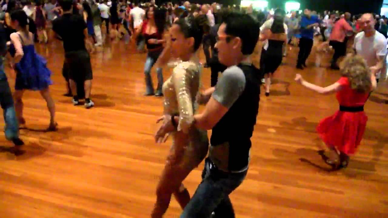Sharon Pakir & Zee social dancing - Sydney Latin Festival 2 - YouTube