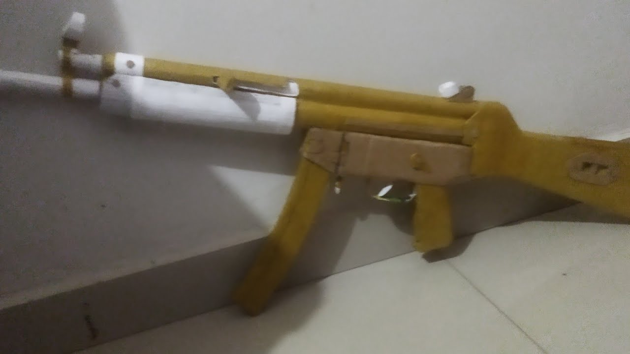 Como hacer una MP5 de cartón / How to make MP5 to cardboard, especial ...