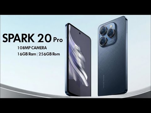 Tecno Spark 20 Pro (Magic Skin Green) Colour Unboxing Camra Test Detail ...