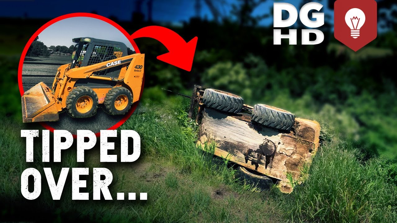 Case 430 Skid Steer Fell Over... Now the Engine Makes a Funny Noise ...