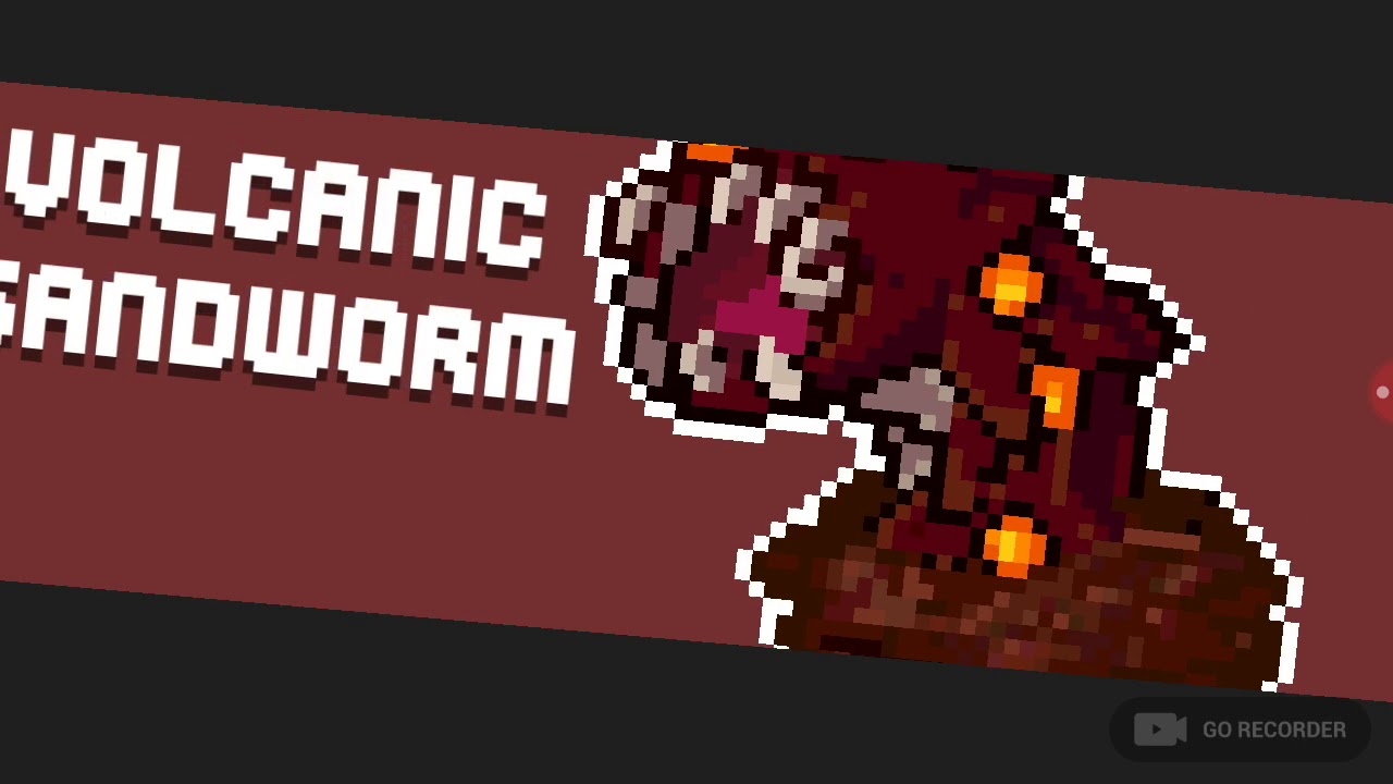 Volcanic sandworm boss (soul knight) - YouTube