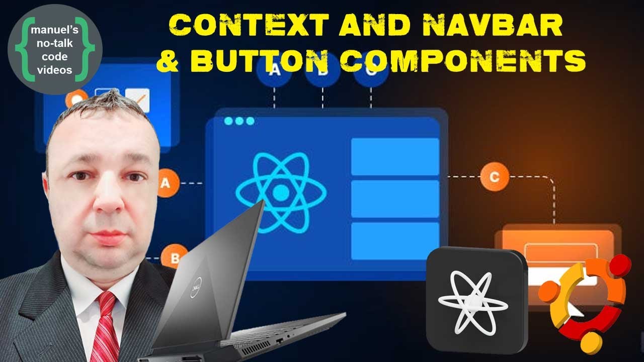 React - 5. Context and Navbar & Button Components - YouTube