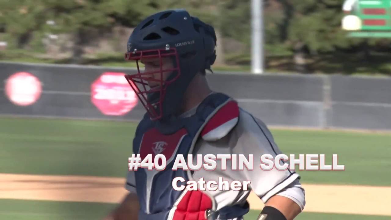 AUSTIN SCHELL (Catcher, Arnold O. Beckman High School, 2017) - YouTube