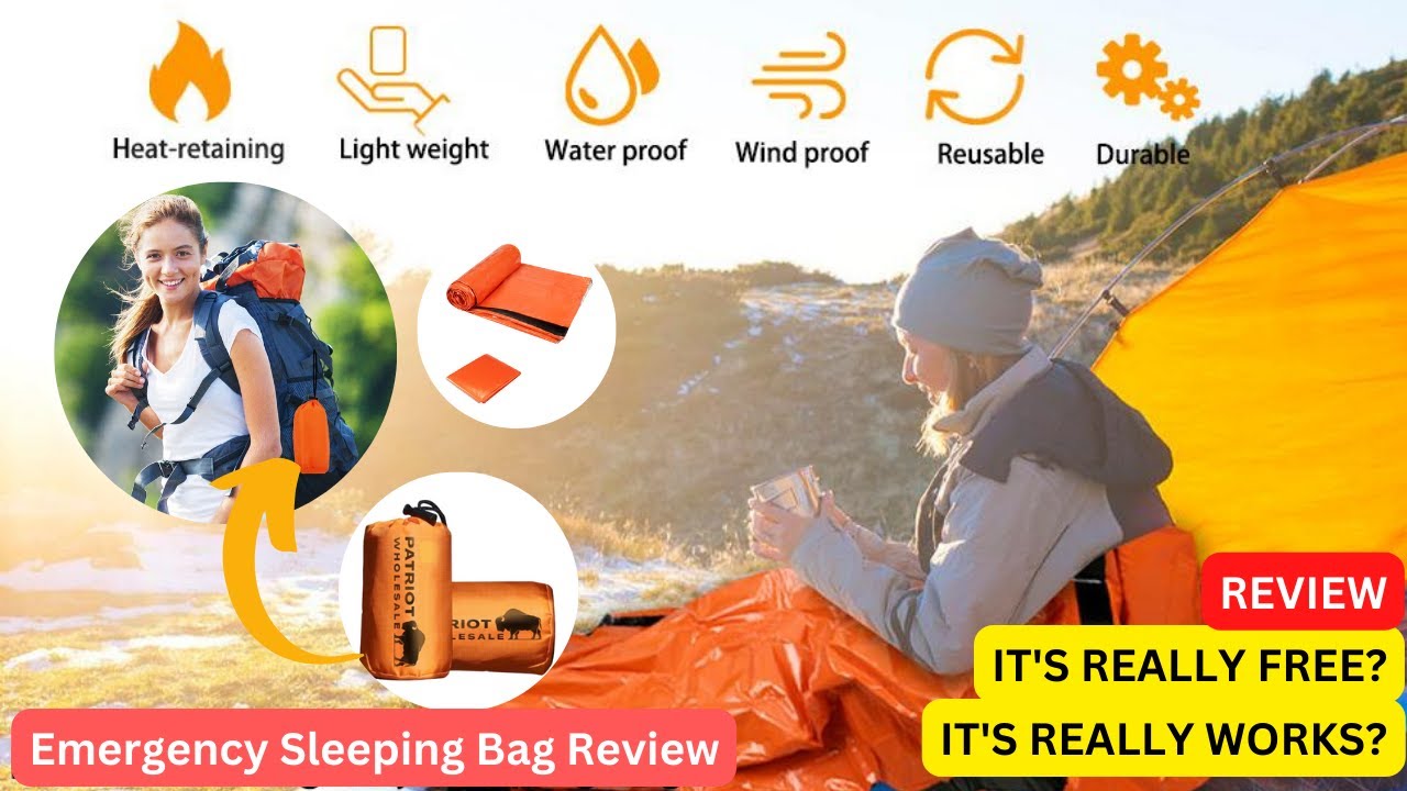 Emergency Sleeping Bag Thermal Bivvy Review - Use as Emergency Bivy ...