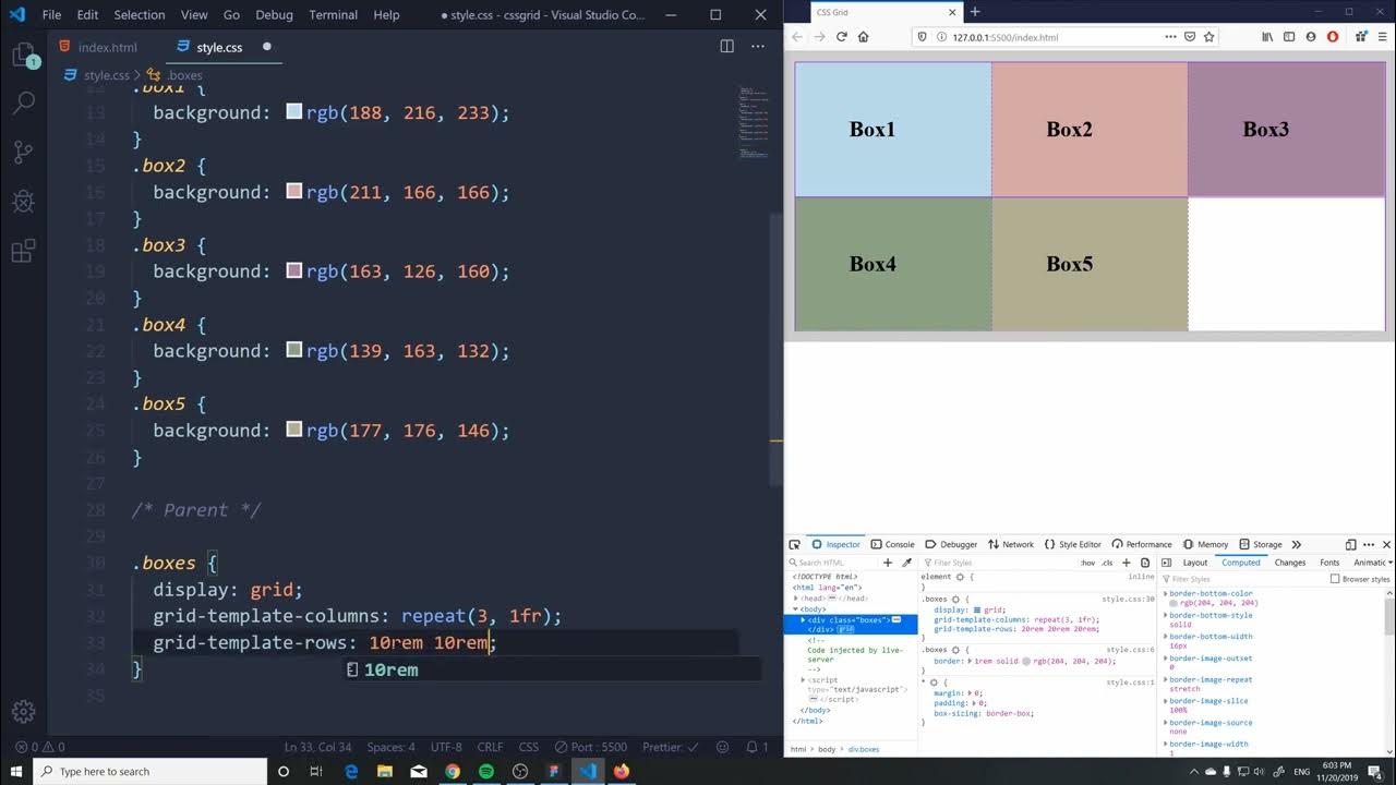 46 CSS Grid Basics - YouTube